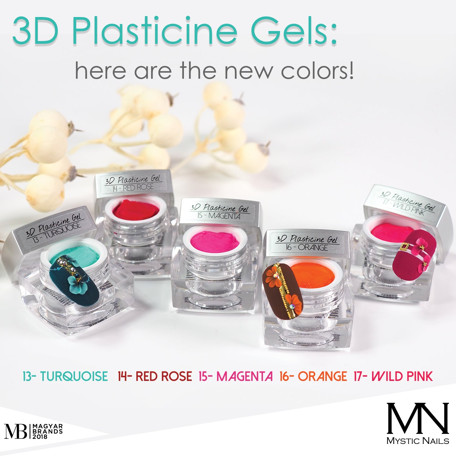 Mystic Nails Plasticine Gels – A. Nail Art Studio